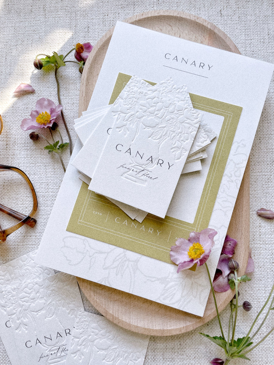 Brand Identity: Canary Floral – Lumaca Paper